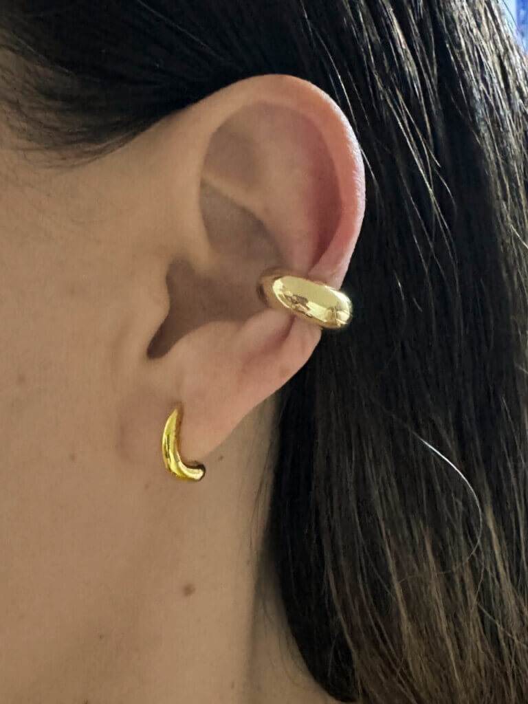 OUTLET Ear Cuff Clasico-Dorado - Venta joyeria al por mayor para mujer