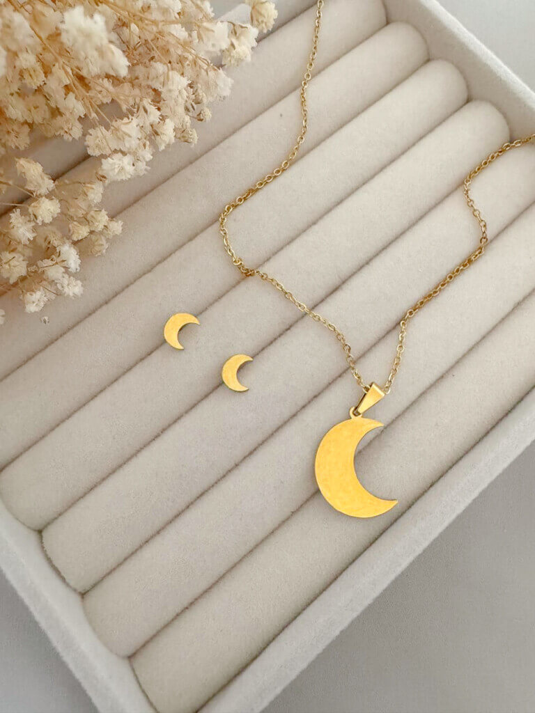 OUTLET Set Acero Luna - Venta accesorios al por mayor