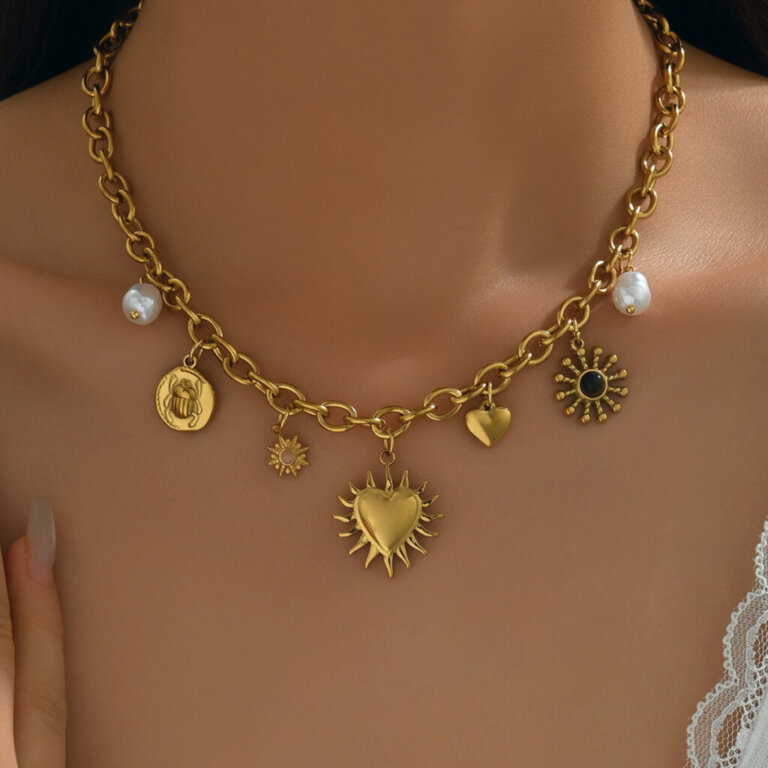 OUTLET Collar Amor Aureo - Venta por mayor accesorios